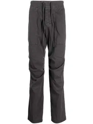 JAMES PERSE Drawstring Straight-leg Trousers - Grey