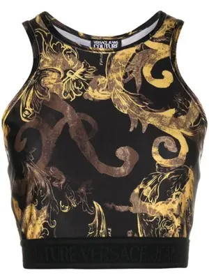 Versace Jeans Couture Cropped Camis Tanks For Women