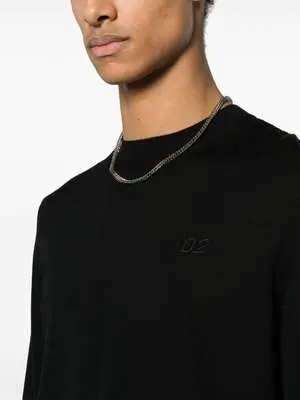 Dsquared2 Virgin Wool Jumper - Black