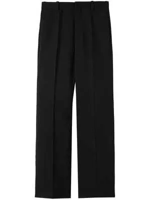 JIL SANDER Tailored Wool Trousers - Black