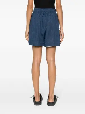 Palm Angels Monogram-motif Linen Boxer Shorts