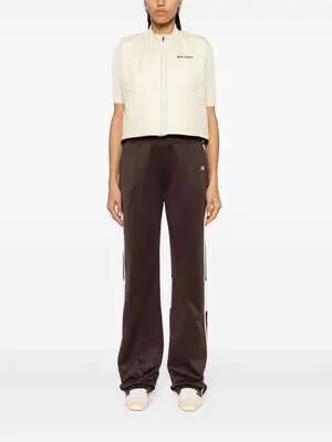 Palm Angels Logo-print Down Vest - Neutrals