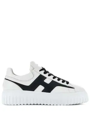 Hogan H-stripes Leather Sneakers - Neutrals