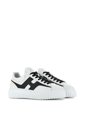 Hogan H-stripes Leather Sneakers - Neutrals