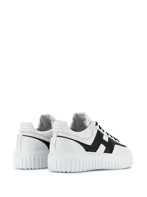 Hogan H-stripes Leather Sneakers - Neutrals