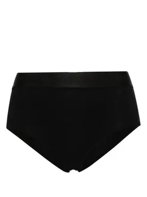 Palm Angels High-waisted Logo-tape Briefs