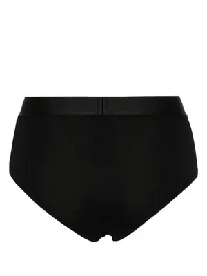 Palm Angels High-waisted Logo-tape Briefs