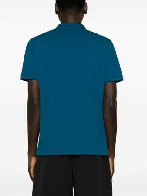 C.P. COMPANY Logo-patch Cotton Polo Shirt