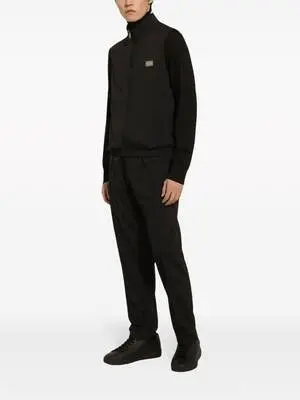 Dolce & Gabbana Logo-plaque Reversible Gilet - Black