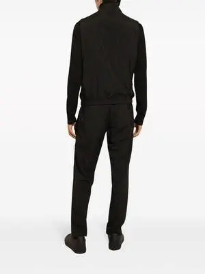 Dolce & Gabbana Logo-plaque Reversible Gilet - Black