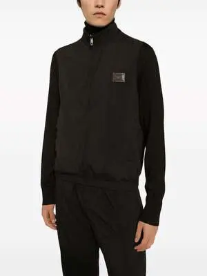 Dolce & Gabbana Logo-plaque Reversible Gilet - Black