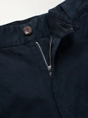 DRAKE'S Straight-leg Cotton-twill Chinos