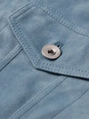 Brunello Cucinelli Suede Trucker Jacket