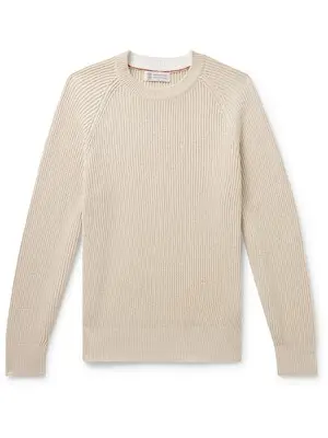 Brunello Cucinelli Ribbed Cotton Sweater