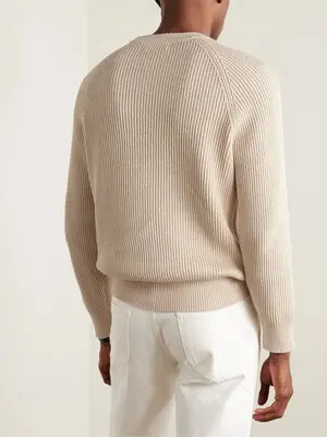 Brunello Cucinelli Ribbed Cotton Sweater
