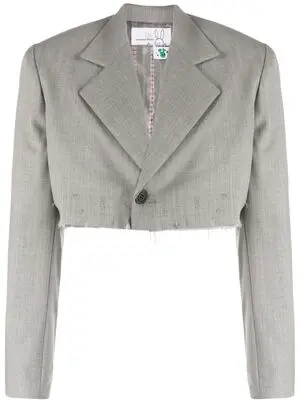 Natasha Zinko Peak-lapels Cropped Blazer