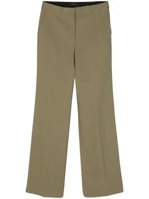 JOSEPH Morissey Tailored Trousers - Green