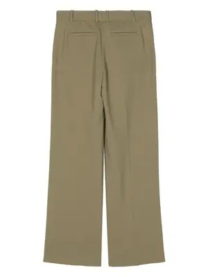 JOSEPH Morissey Tailored Trousers - Green