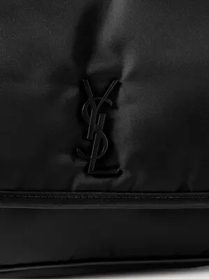 Saint Laurent Niki Small Leather-trimmed Shell Messenger Bag