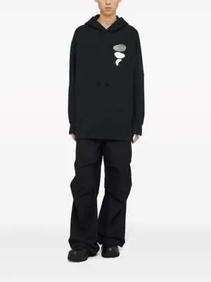 JIL SANDER Logo-embroidered Cotton Hoodie