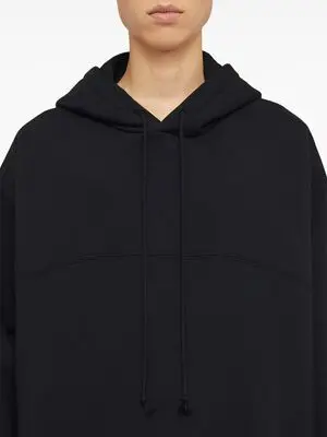JIL SANDER Logo-embroidered Cotton Hoodie