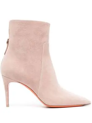 Santoni 65mm Suede Ankle Boots