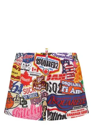 Dsquared2 Logo-print Swim Shorts
