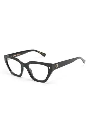 Dsquared2 Logo Lettering Cat Eye Glasses