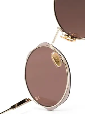 Chloé Carlina Sunglasses - Gold