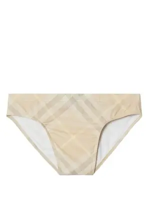 Burberry Vintage Check Swimming Trunks - Neutrals