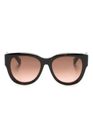Chloé Round-frame Sunglasses - Brown