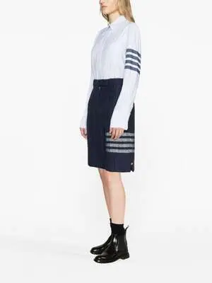 Thom Browne 4-bar Stripe High-waisted Shorts