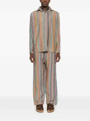 AMIR SLAMA Jacquard Wide-leg Trousers