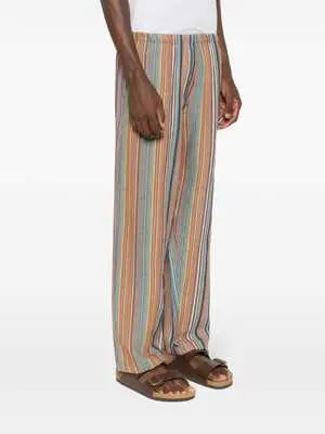 AMIR SLAMA Jacquard Wide-leg Trousers