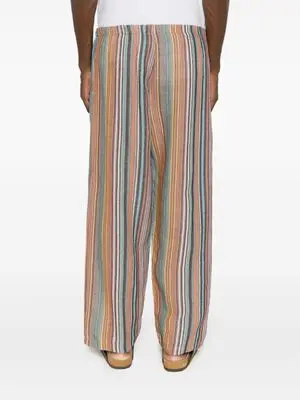 AMIR SLAMA Jacquard Wide-leg Trousers