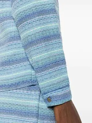AMIR SLAMA Logo-engraved Jacquard Shirt