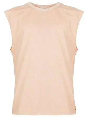AMIR SLAMA Logo Appliqué Tank Top