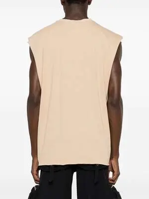 AMIR SLAMA Logo Appliqué Tank Top