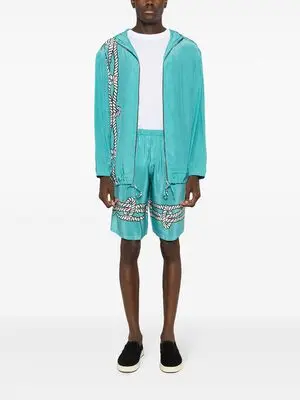 AMIR SLAMA Graphic-print Bermuda Shorts