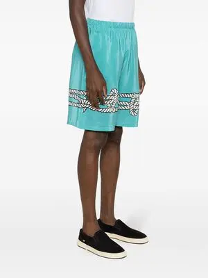 AMIR SLAMA Graphic-print Bermuda Shorts