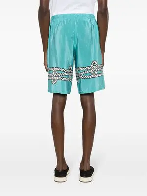 AMIR SLAMA Graphic-print Bermuda Shorts