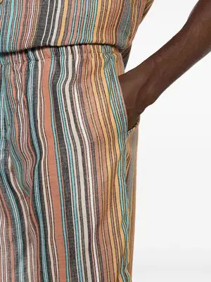 AMIR SLAMA Striped Jacquard Shorts