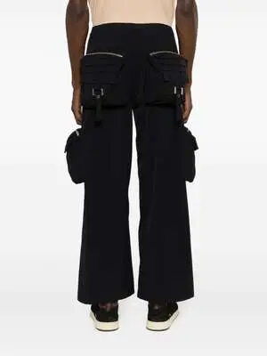 AMIR SLAMA Multi-pocket Wide-leg Trousers