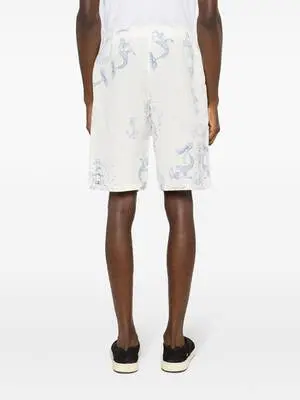 AMIR SLAMA Graphic-print Track Shorts