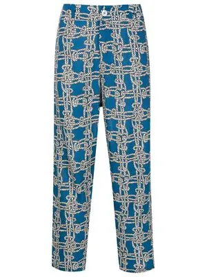 AMIR SLAMA Rope-print Trousers