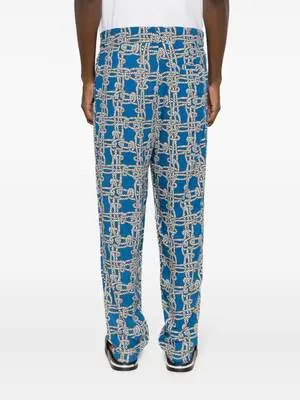 AMIR SLAMA Rope-print Trousers