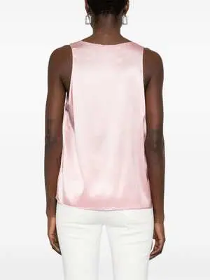 Pinko Satin-finish Sleeveless Top