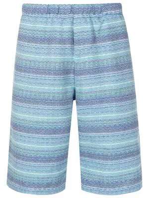 AMIR SLAMA Striped Cotton Shorts