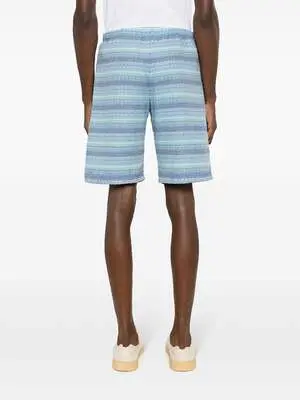 AMIR SLAMA Striped Cotton Shorts