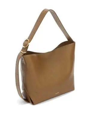 JIL SANDER Medium Cannolo Leather Tote Bag